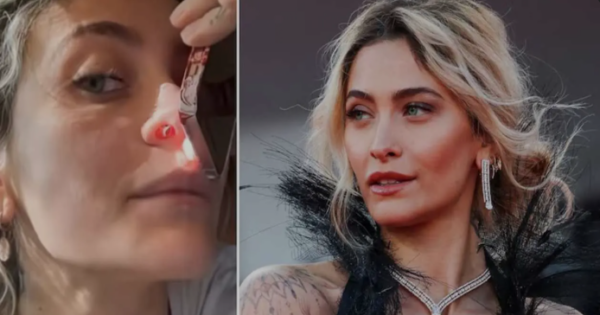 Paris Jackson impacta al mostrar su tabique nasal, perforado por las ...
